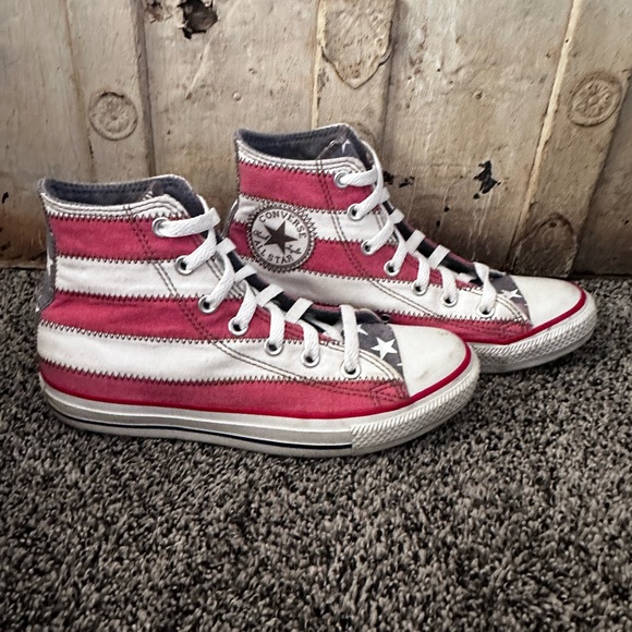 Converse | Shoes | Rare Converse Patriotic American Flag Red White Blue ...